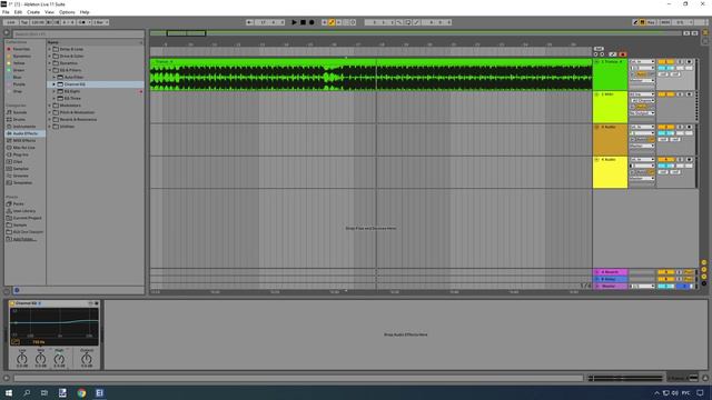 Обзор Ableton Live Channel EQ