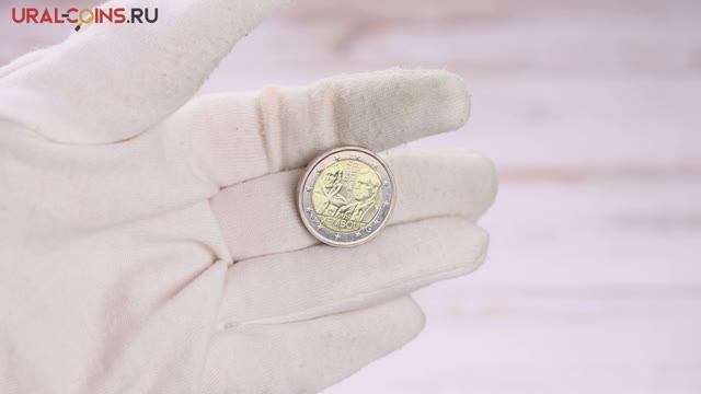 Люксембург 2 евро 2018 год 175 лет со дня смерти Виллема I