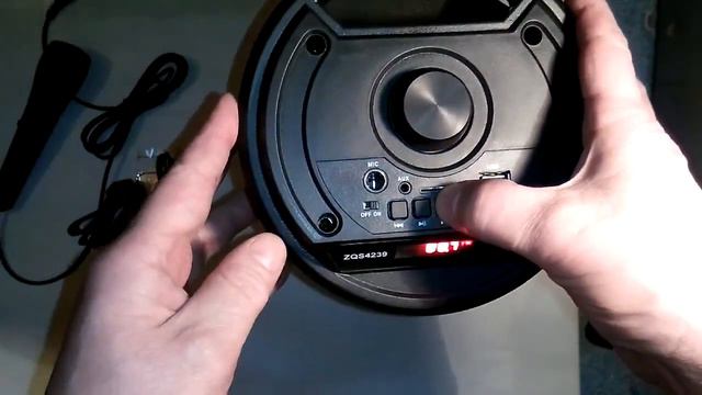 Колонка, Караоке, портативная, Новая с Bluetooth. Купить по ссылке под видео.