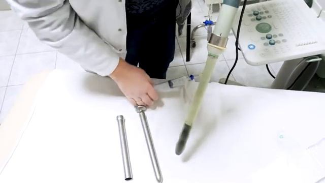 Подготовка 3D-аноректального датчика к сканированию глубоких отделов прямой кишки (2)