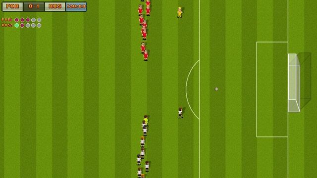 Н. Камлочинку забивает гол