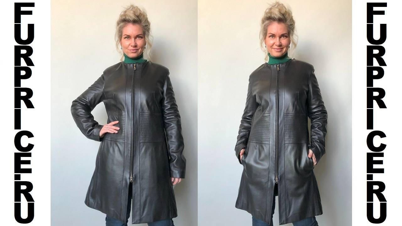 Плащ женский новый за 7500 ₽, тм LEON (Турция) нат. кожа на молнии дл.85 см р.44-46, артикул 11831