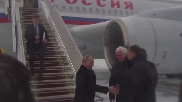 В.В. Путин прилетел в Минск на саммит ОДКБ