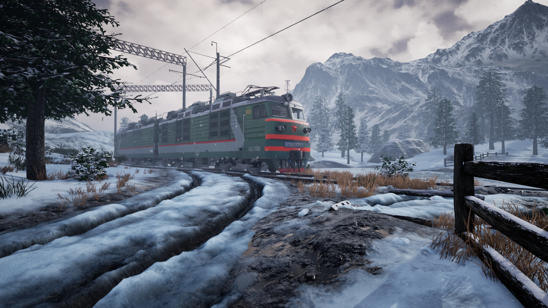 РАБОТАЮ МАШИНИСТОМ ПОЕЗДА ЕСТЬ ГЛЮКИ И БАГИ "В РЕЖИМЕ СИМУЛЯТОР"-Trans-Siberian Railway Simulator #1