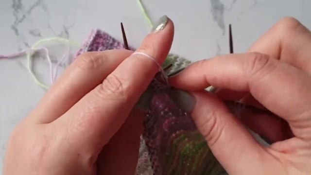 Как вязать пятку бумеранг (часть из МК)