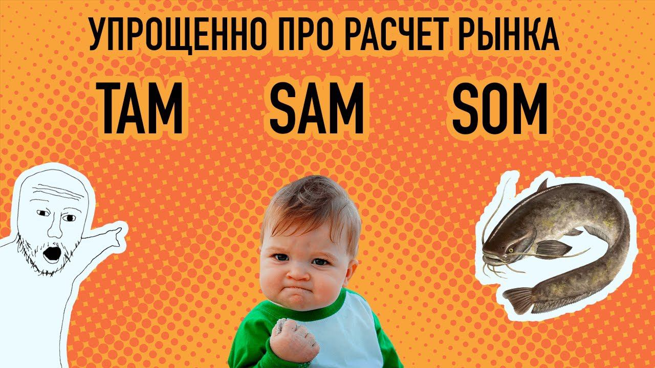 Упрощенная оценка рынка. TAM SAM SOM