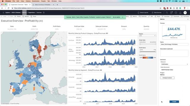 Что нового в Tableau 2020.2- Metrics on Tableau Server, Tableau Online and Mobile