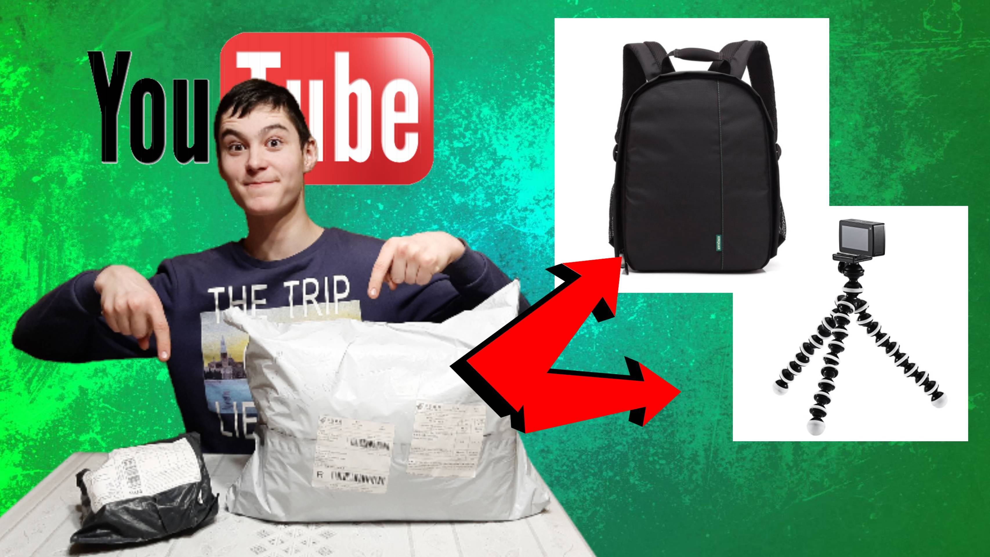 ФОТОРЮКЗАК и МИНИ-ШТАТИВ с Алиэкспресс - РАСПАКОВКА - Аксессуары для видеосъемки на Ютуб