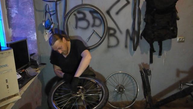 ВЕЛОСИПЕД .УСТАНОВКА ПЕРЕДНЕГО РОТОРА НА 160мм.mp4