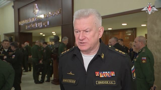 Главнокомандующий ВМФ адмирал Николай Евменов подвел итоги года и рассказал о задачах.