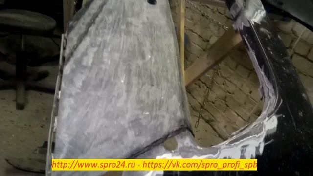 SPro®  ✅ Сращивание бампера GLx164 из доноров ? Сварка пластика  (3).mp4