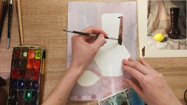 Натюрморт акварелью Урок 2.mp4