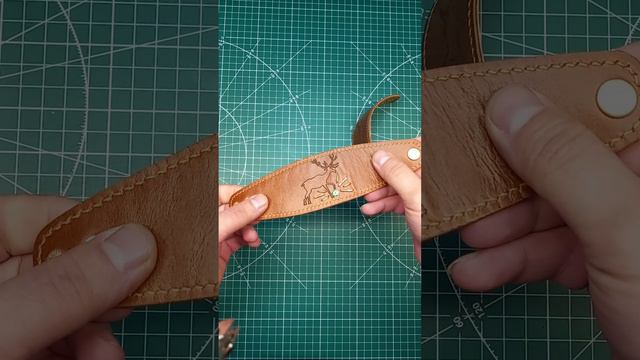 Напульсники из натуральной кожи