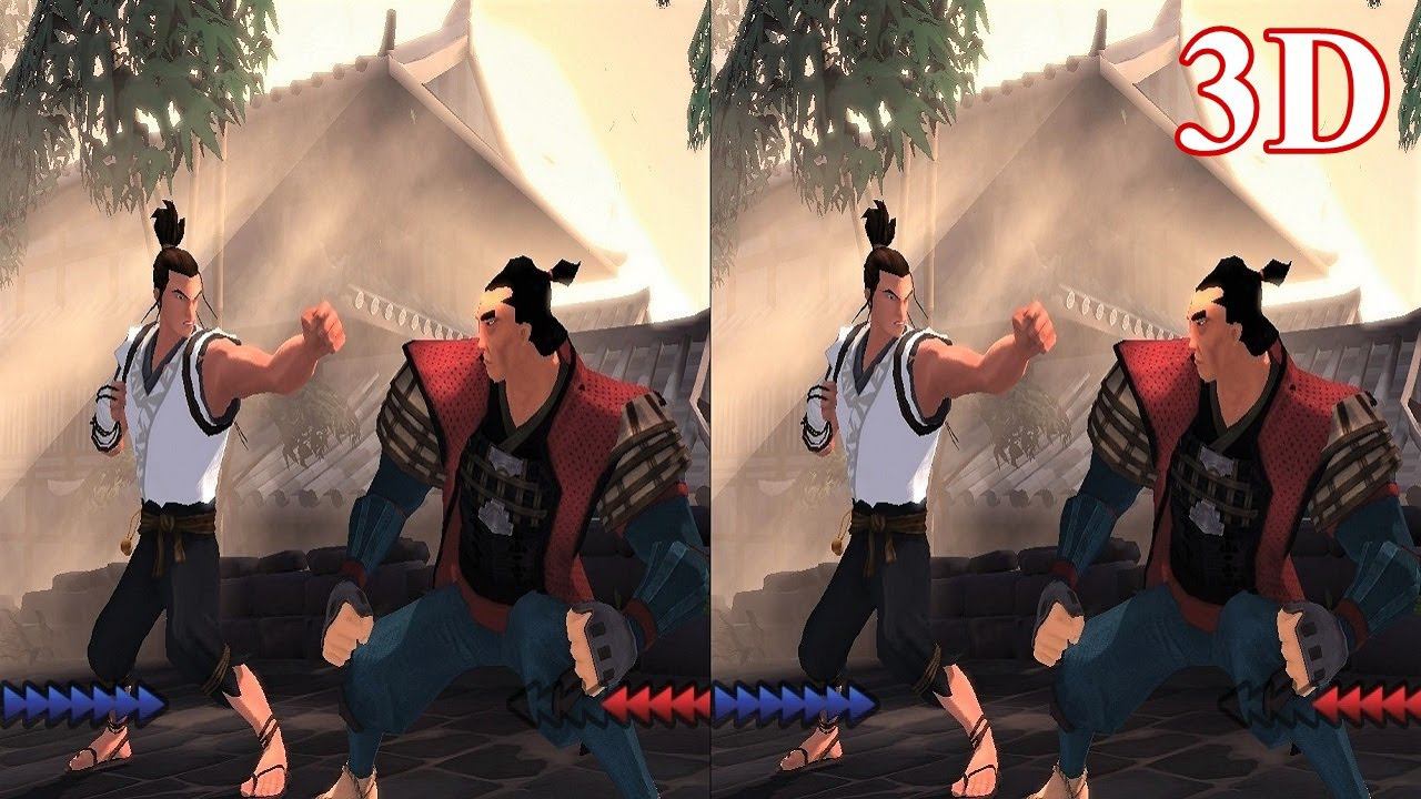 Karateka 3D video 1 SBS VR box google cardboard