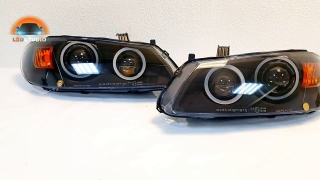 Nissan Almera кастом проект. Тюнинг фар.