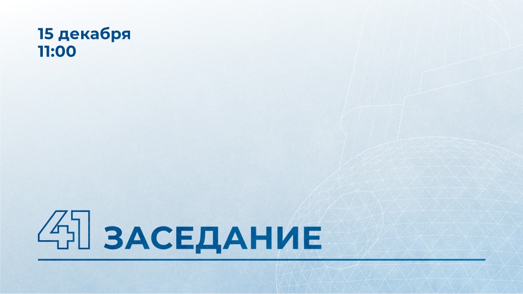 41-е заседание Думы