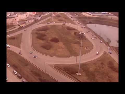 Авария Новокузнецк. Съезд на кольцо с ул. Ноградской улиц Павловского и Запорожская