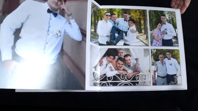 Свадебный альбом с оживающими фотографиями Свадебная фотокнига с AR фото