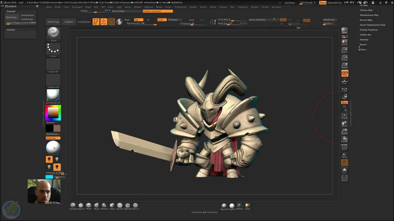 04MakingcustommenuinZbrush