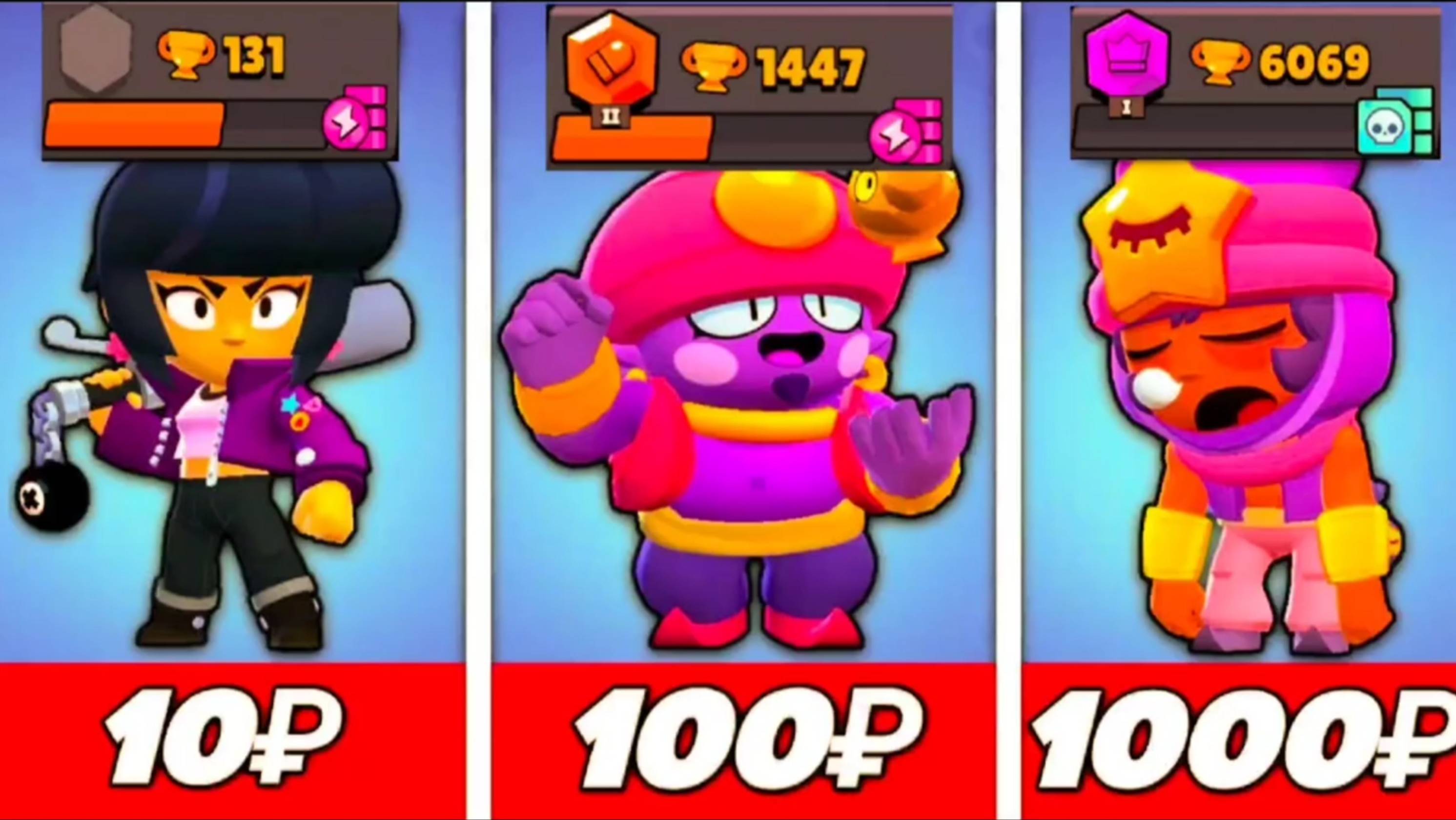 🤯 Шок! Я Купил Аккаунты В Brawl Stars За 10₽,100₽,1000₽