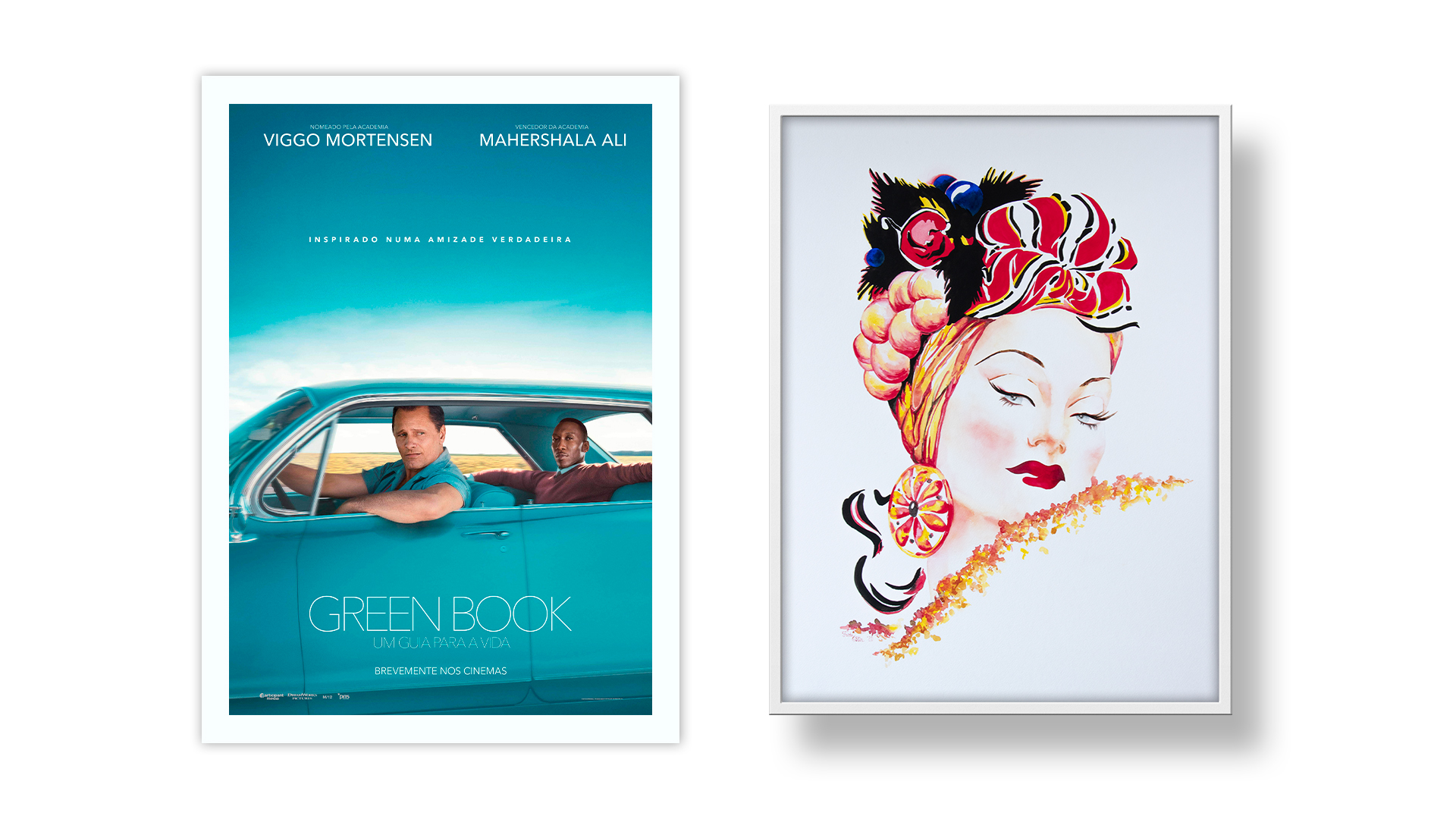 Рисую картину из фильма Зеленая Книга / Green Book