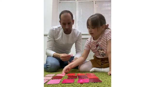 Изучаем оттенки с помощью карточек Домана