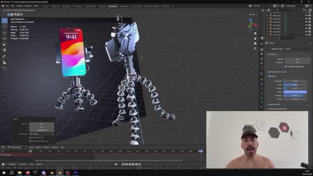Y2mate.mx-Blender Product Visualization - Tripod Topology (Part 3) (Aryan)-(1080p)