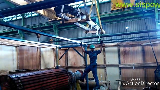 Перемотка ротора турбогенератора 45 МВА, 3600 об/мин