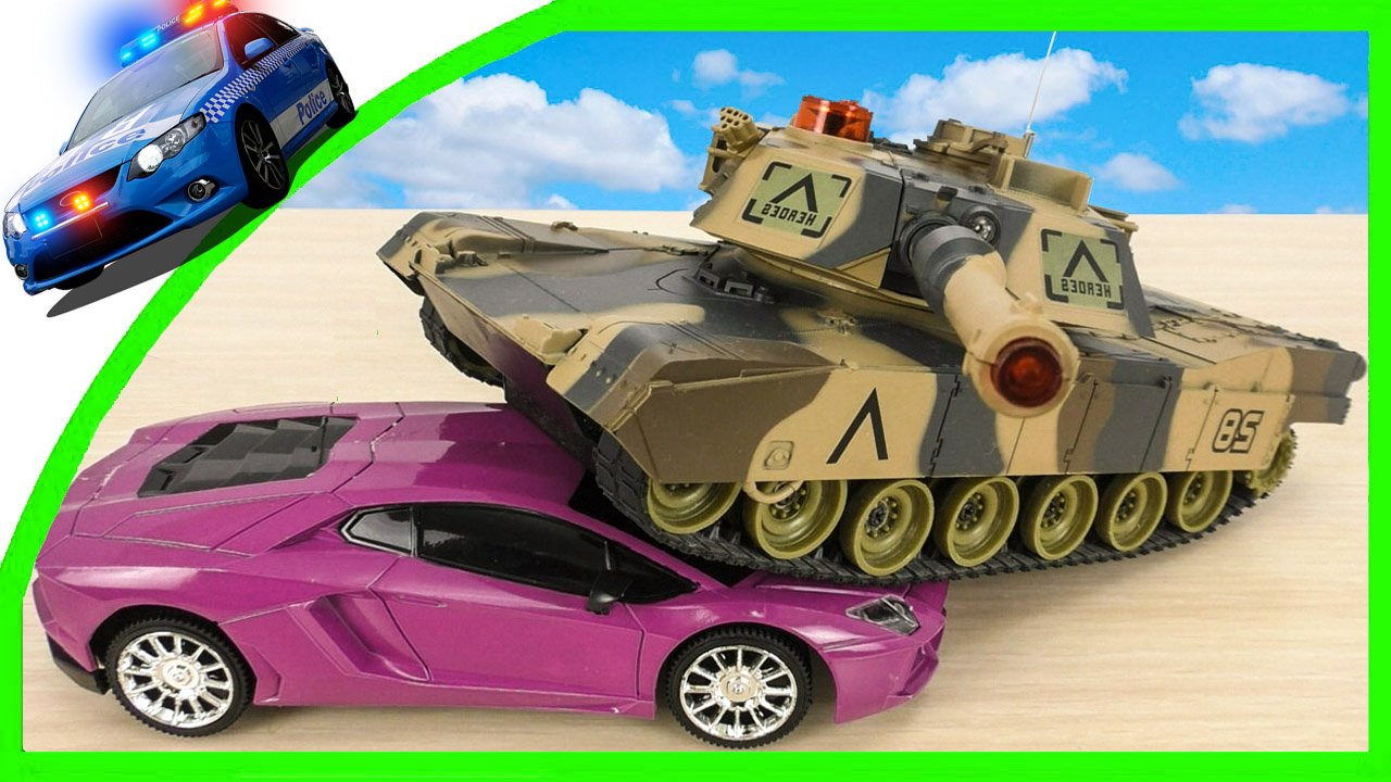 Гоночные Машинки против Танков на радиоуправлении