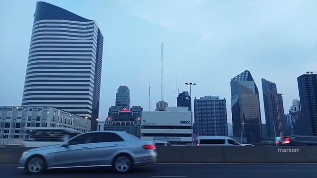 просто вечер, дома, дорога. бангкок. по дорогам таиланда