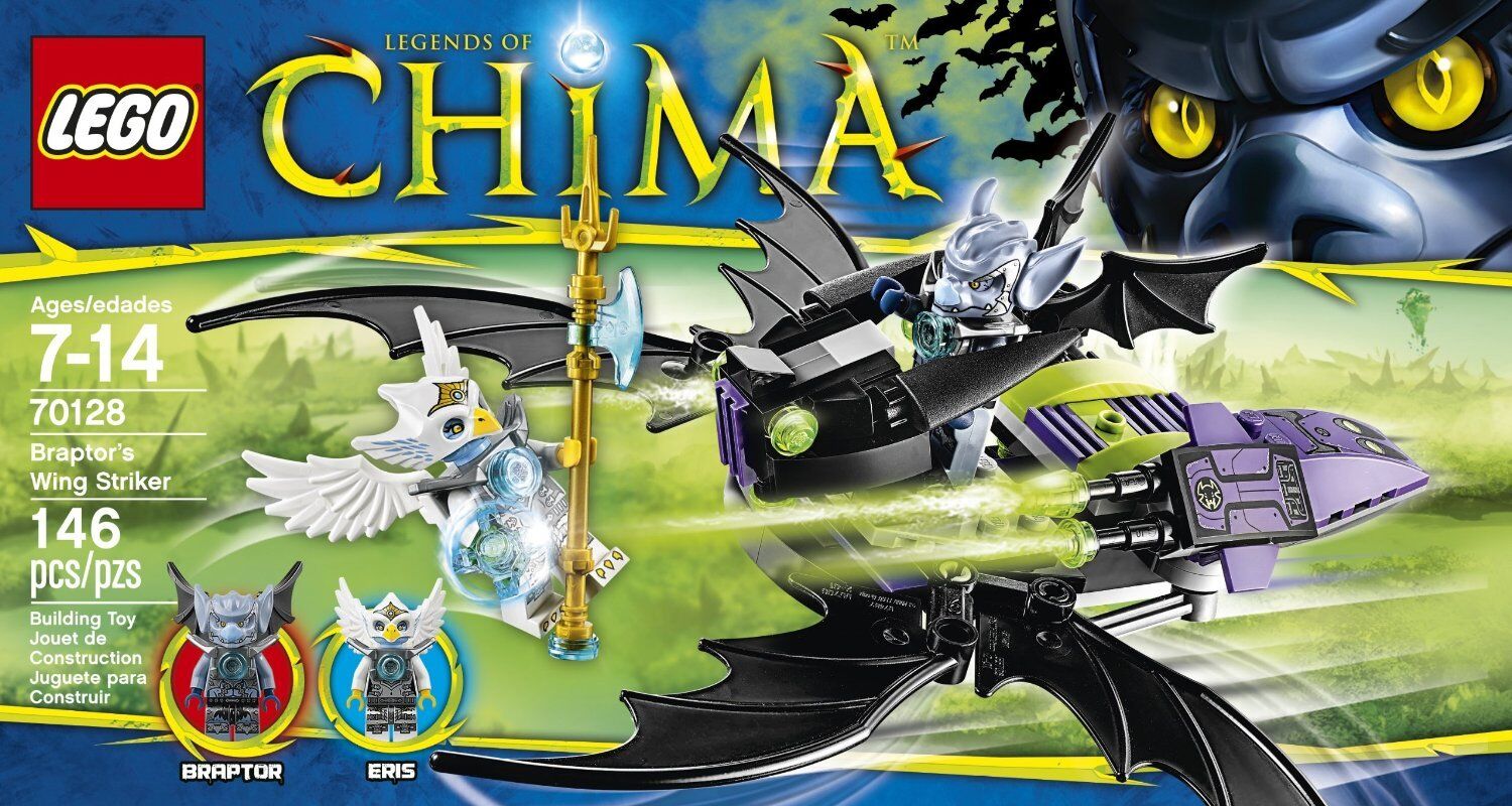 Конструктор Lego Chima 70128 Крылатый нападающий Браптора сборка и обзор