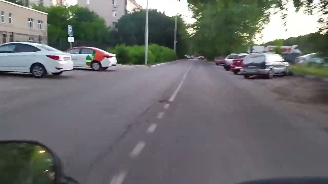 Видеоклип. Байкеры, покатушки по городу.