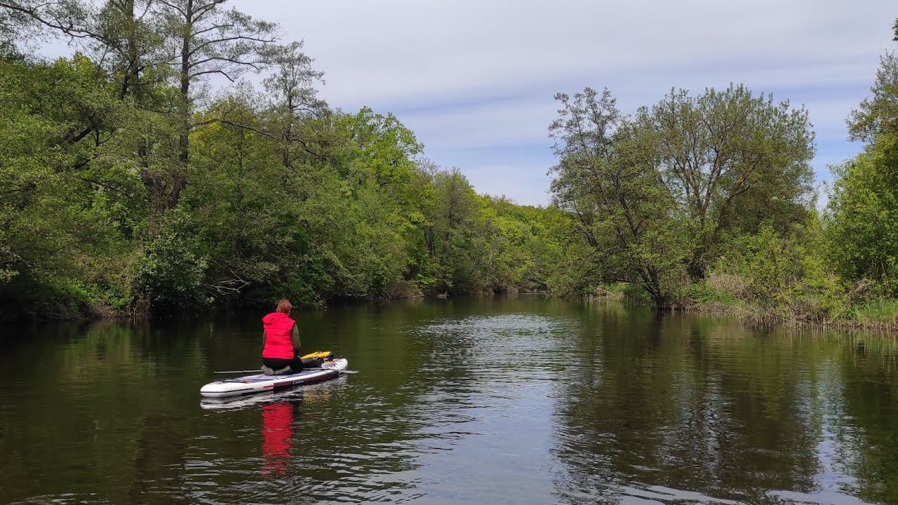 Пасмурный Битюг. Сапсёрфинг 08 мая 2023 года.