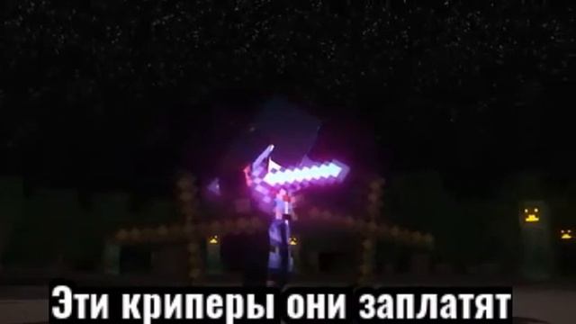 "Little square face 1" на русском (Minecraft animation)