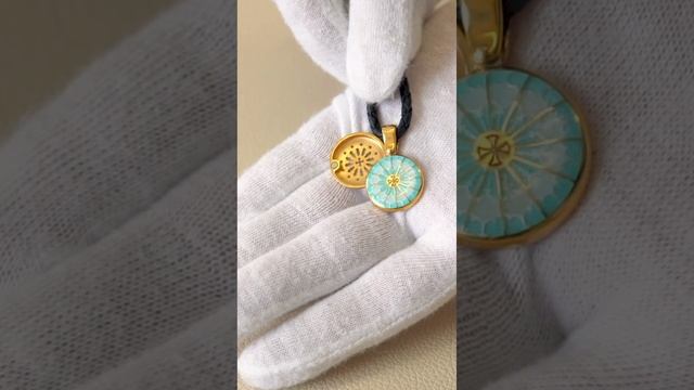 Ладанка Божия Матерь Владимирская Арт.09.296 #Shorts