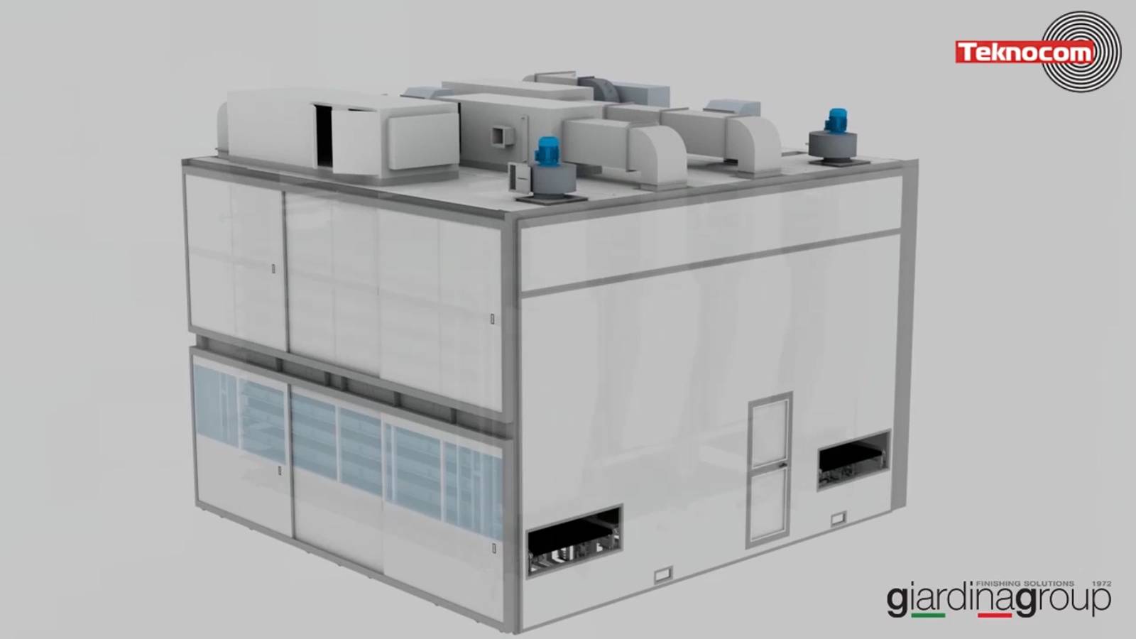 GV4 - вертикальная сушильная камера на 4 зоны