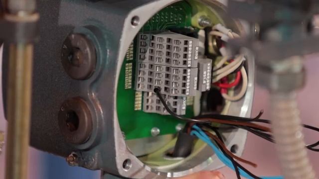 Электрическое подключение электропривода с контролером КИМ1