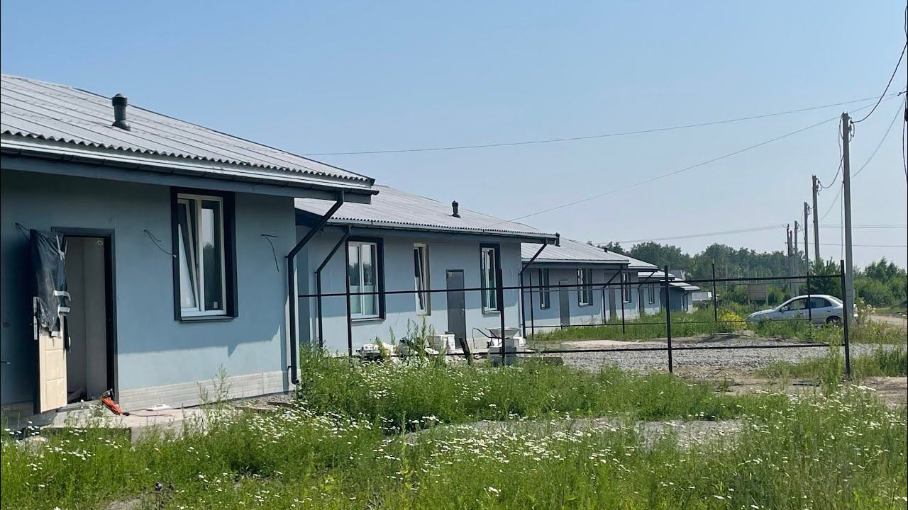 Квартал одноэтажных домов-шале в Княжем. Август’2024