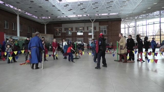 20181028 4K ДЖИвТК2018 Мастер-класс «Уроки средневекового фехтования»