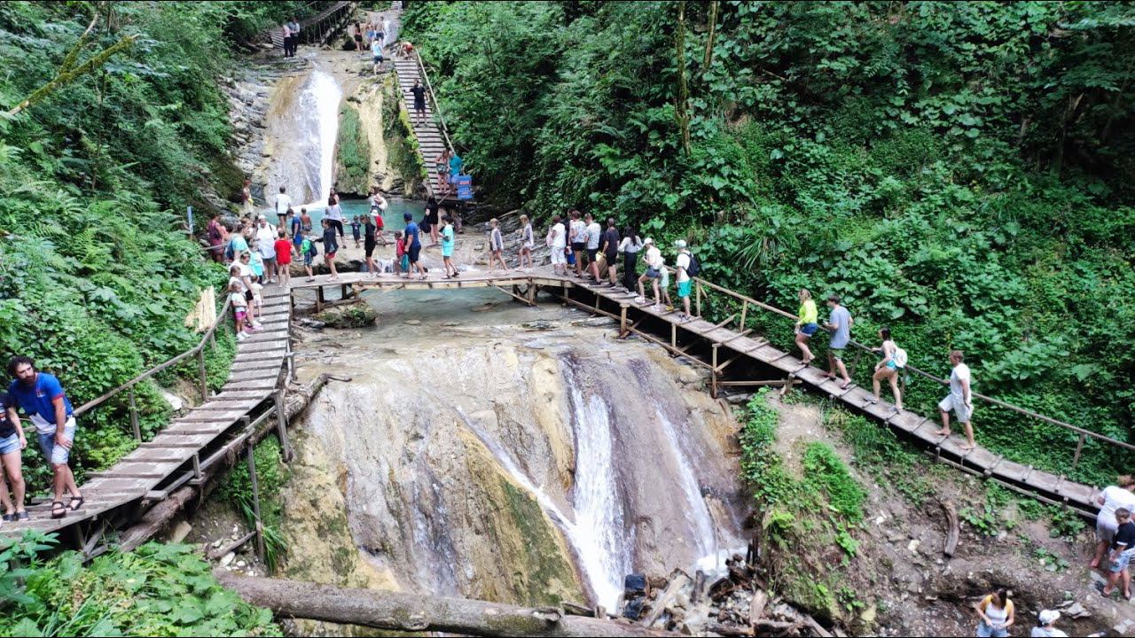 Сочи 2022. 33 водопада + КАВКАЗСКОЕ ЗАСТОЛЬЕ. ЭКСКУРСИЯ. Негативный отзыв о платформе "СПУТНИК"