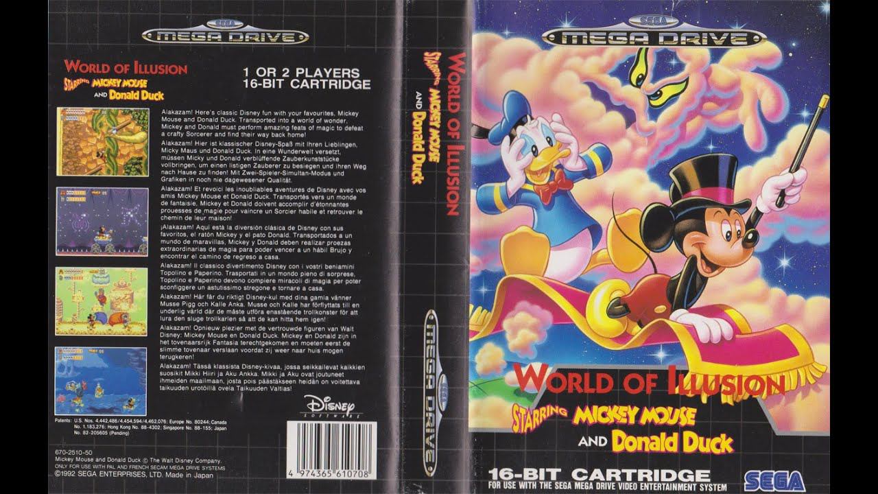 Стрим. Играем в World of Illusion (SMD)