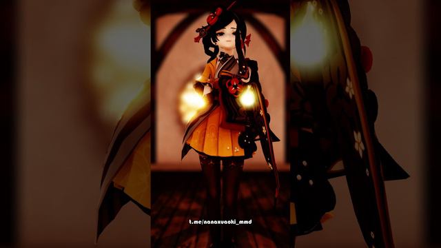 ||mmd x Genshin Impact|| Bounce when she walk |Chiori|