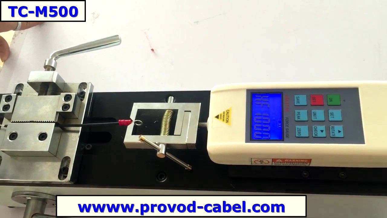 TC-500 Тестер силы обжима наконечника