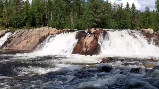 Колвицкий водопад, левый рукав, 26.07.2020