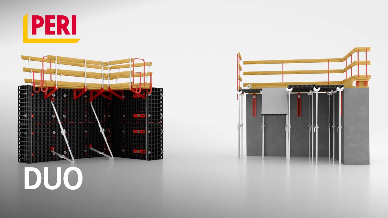 DUO - опалубка для стен, колонн и перекрытий