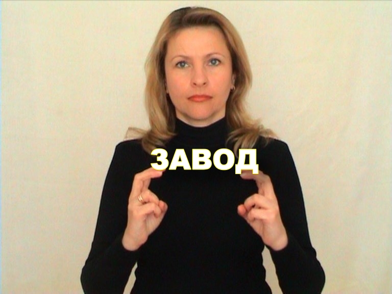 ЖЕСТОВЫЙ ЯЗЫК. СЛОВАРЬ. Завод