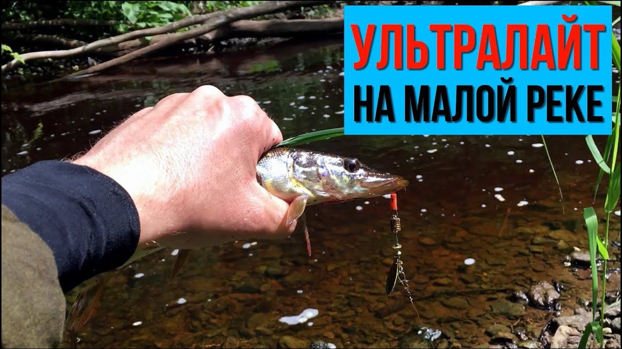 Ультралайт на малой реке | Рыбалка на спиннинг в красивых местах.