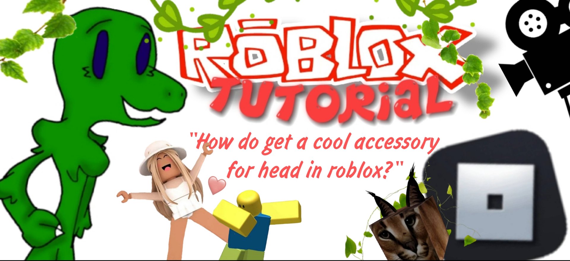 Туториал по Роблокс от ДинаКит! / How do get a cool accessory for head in roblox?💡🦖