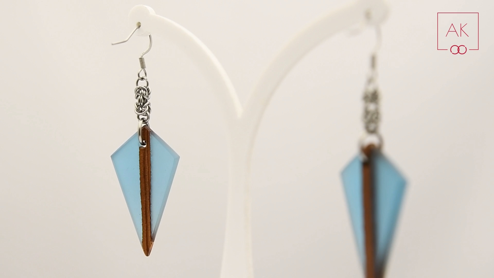 Ромбовидные серьги Вега