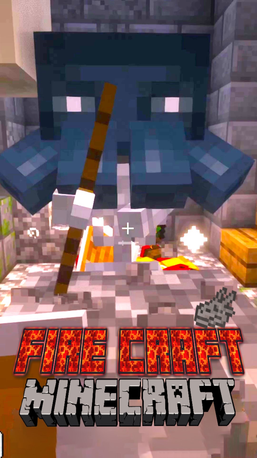 Х - хитрость в Minecraft FireCraft  #minecraft  #майнкрафт #minecraftshorts #shots